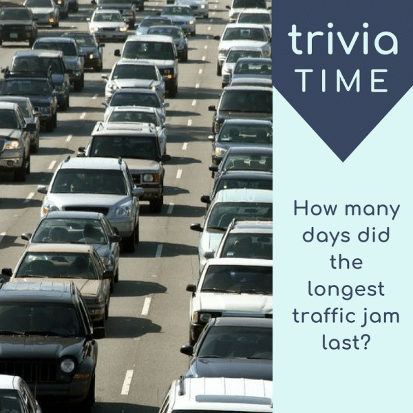How long did the longest traffic jam last? - Robarge Collision